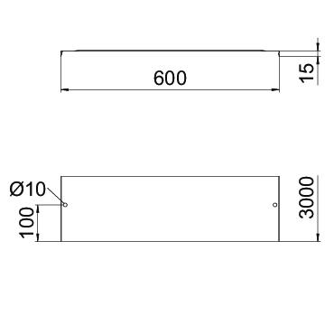 Cover for mesh cable tray, latchable FT | OBO