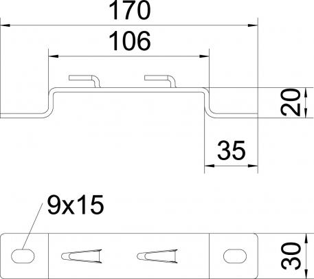 Stand-off bracket FS | OBO
